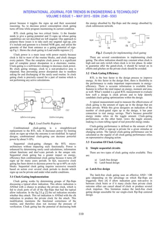 An Efficient Execution of Clock Gating Technique for Logic Circuits | PDF