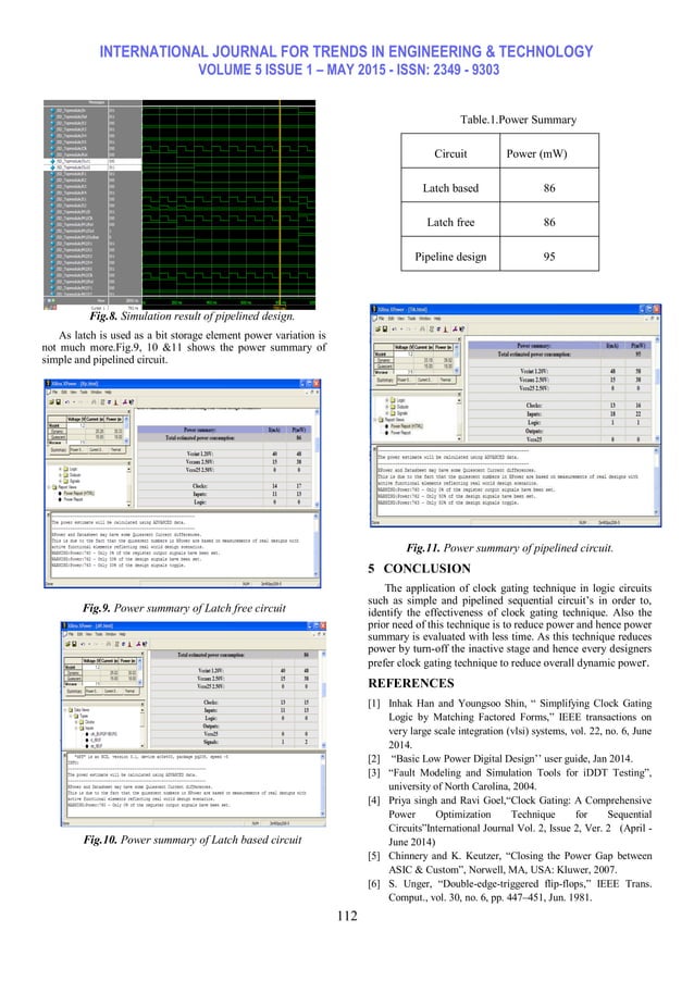 An Efficient Execution of Clock Gating Technique for Logic Circuits | PDF