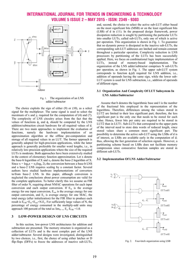 Implementation and Impact of LNS MAC Units in Digital Filter Application | PDF | Computing ...