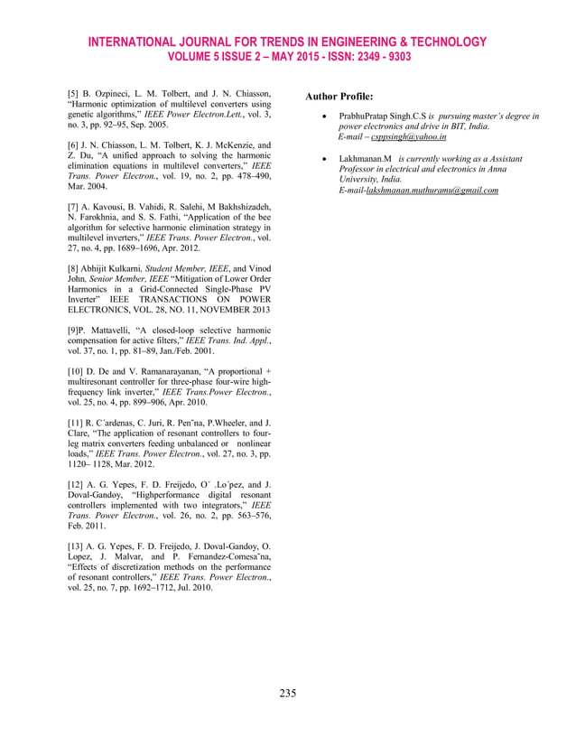 Harmonic Mitigation Method for the DC-AC Converter in a Single Phase ...