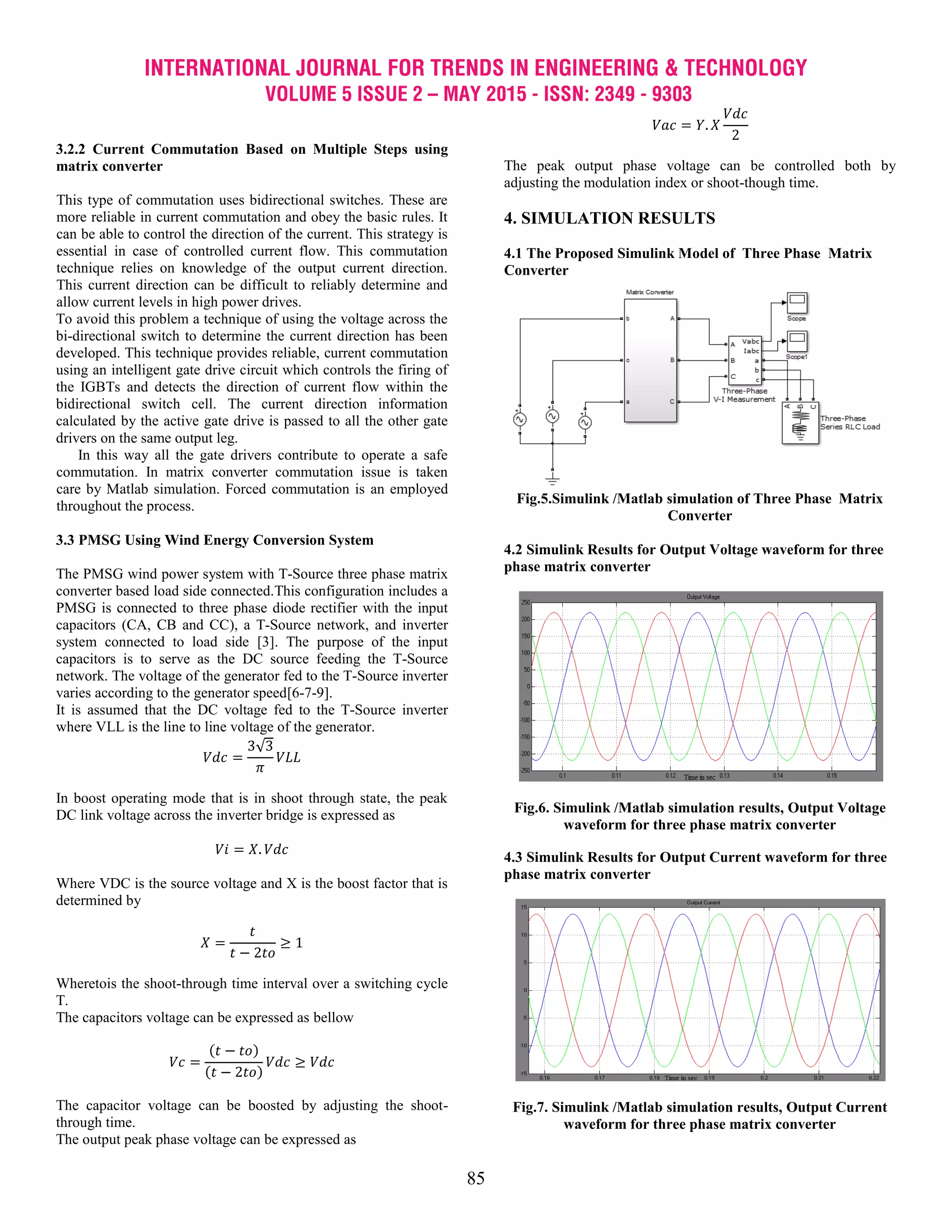 Wind Energy Conversion System Using PMSG with T-Source Three Phase ...