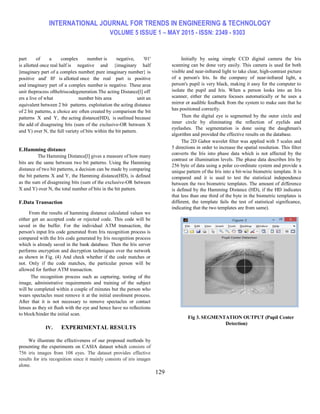 IRIS Recognition Based Authentication System In ATM | PDF