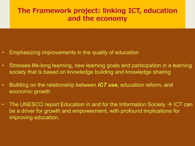 Unesco ICT-CFT | PPTX | Education industry | Industries