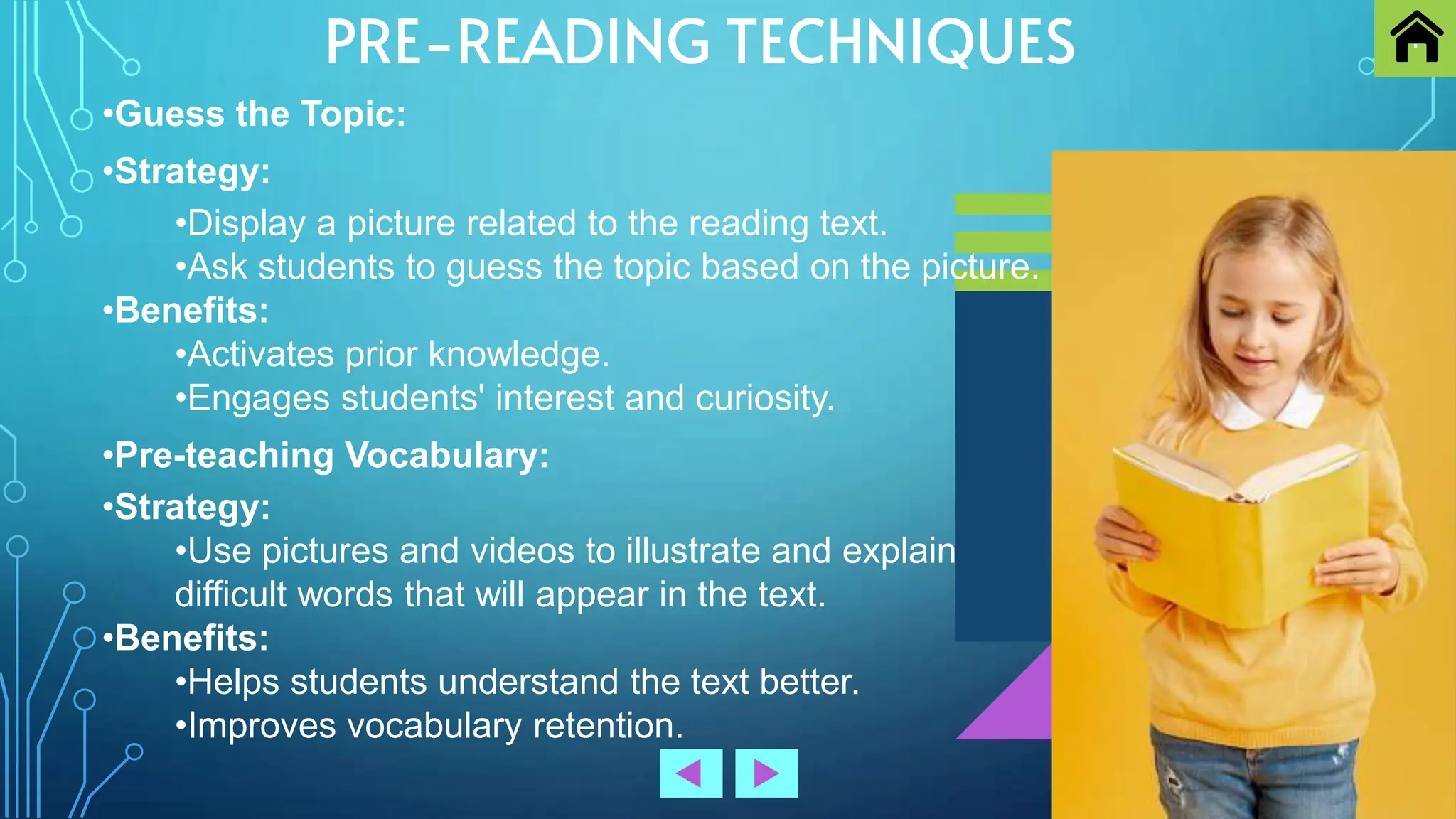 Teaching Reading lesson using ICT for Bac | PPT