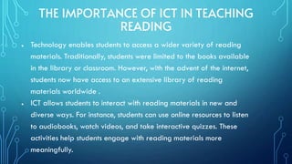 Teaching Reading lesson using ICT for Bac | PPT