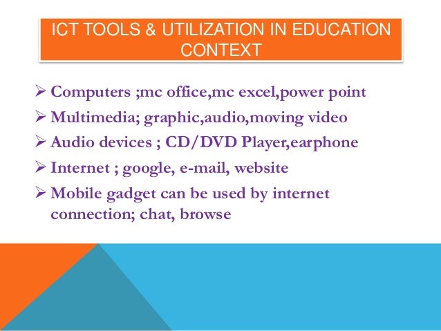 Ict tools