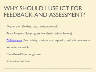 Ict tools for assessment feedback | PPT