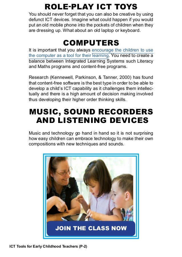 Examples of Technology in Early Childhood Education | PDF