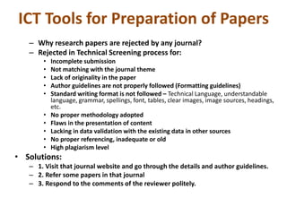 ICT Tools for Research Publication PPT.pptx