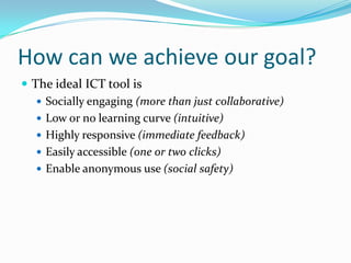 ICT Tool Sharing | PPTX