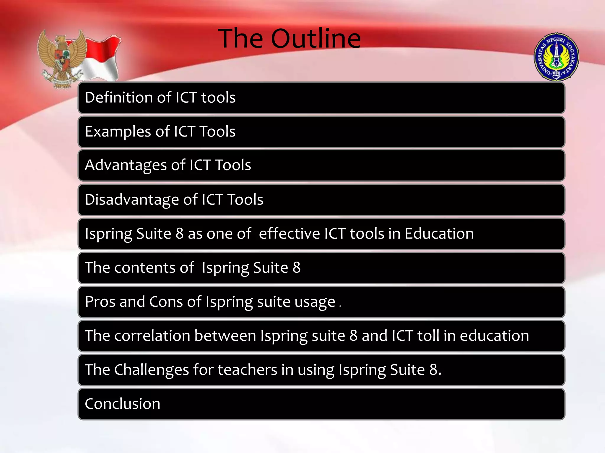 Ict tools ispring 8 (mdelt group 4 presentation class c) | PPT