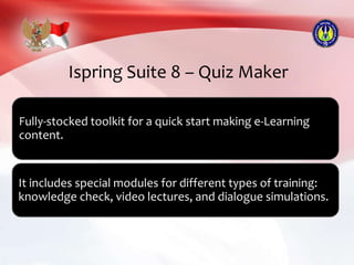 Ict tools ispring 8 (mdelt group 4 presentation class c) | PPT