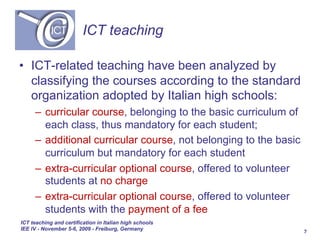 Ict training certificationsitalianhightschool | PPT