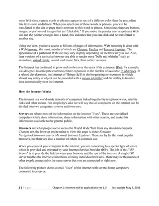 Ict u5 | PDF