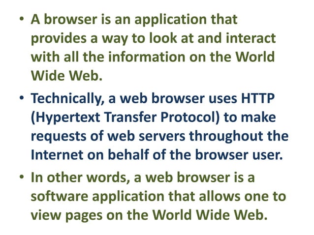 Internet and Its Applications | PPTX