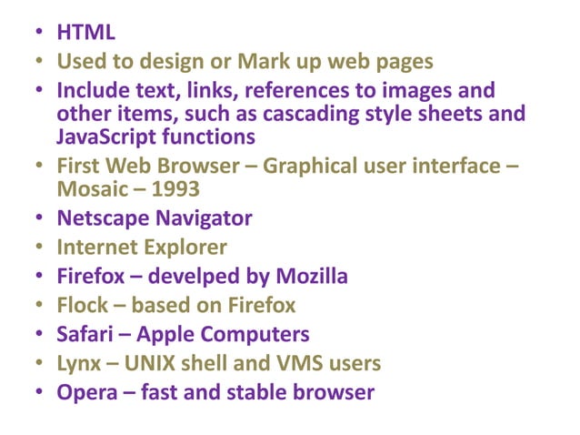 Internet and Its Applications | PPTX