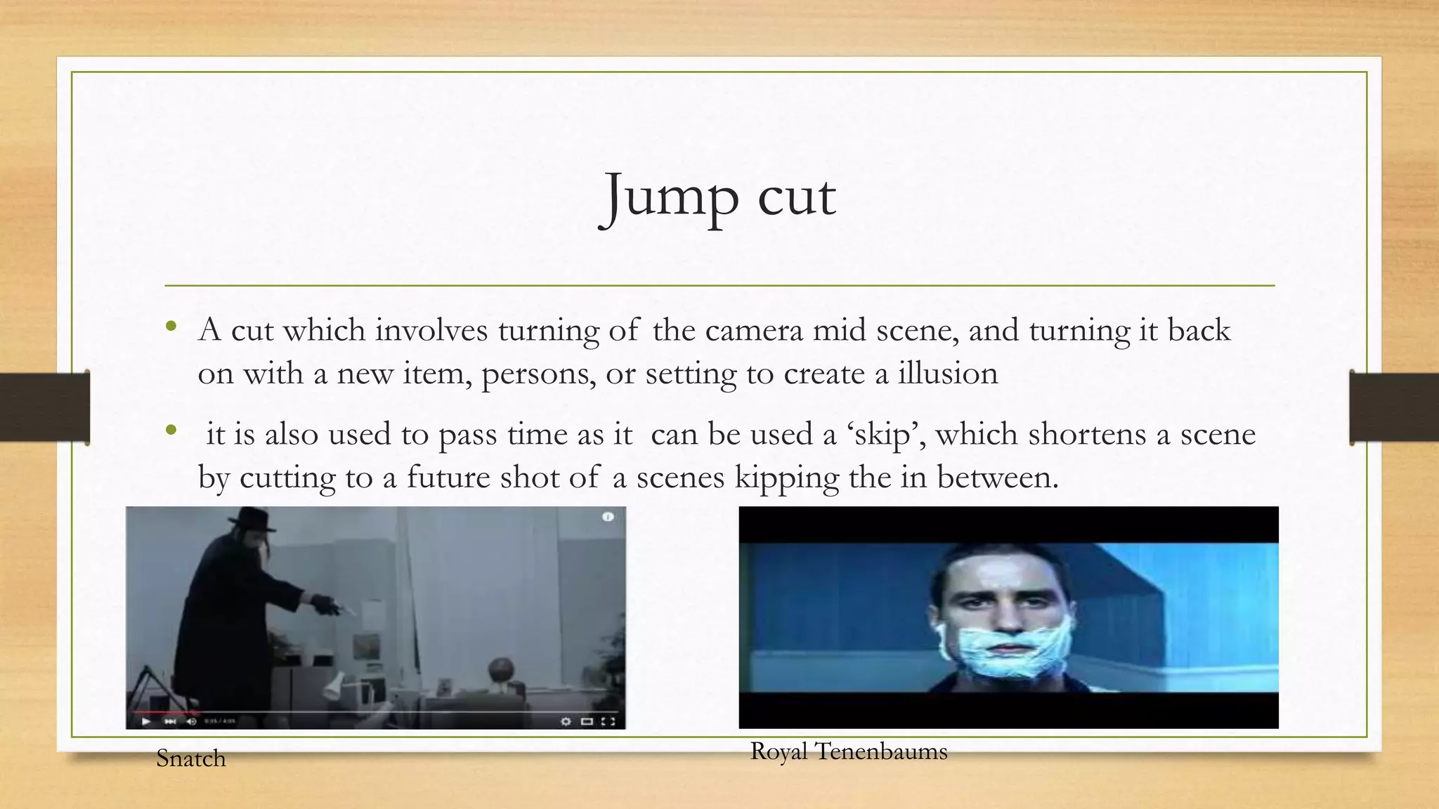 The Principles and purpose of editing & Editing Techniques | PPT
