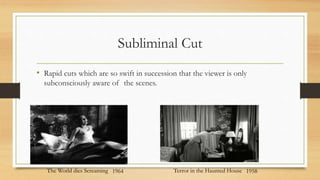 The Principles and purpose of editing & Editing Techniques | PPT