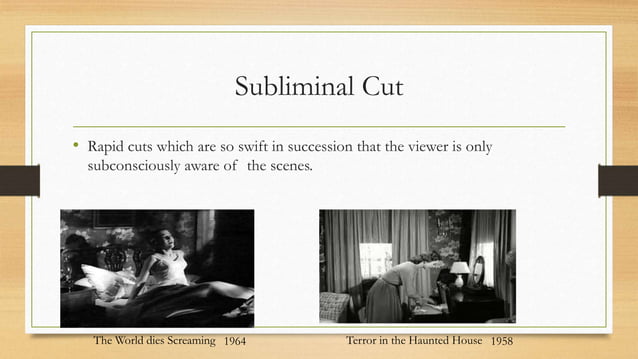 The Principles and purpose of editing & Editing Techniques | PPT