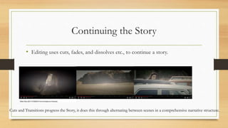 The Principles and purpose of editing & Editing Techniques | PPT