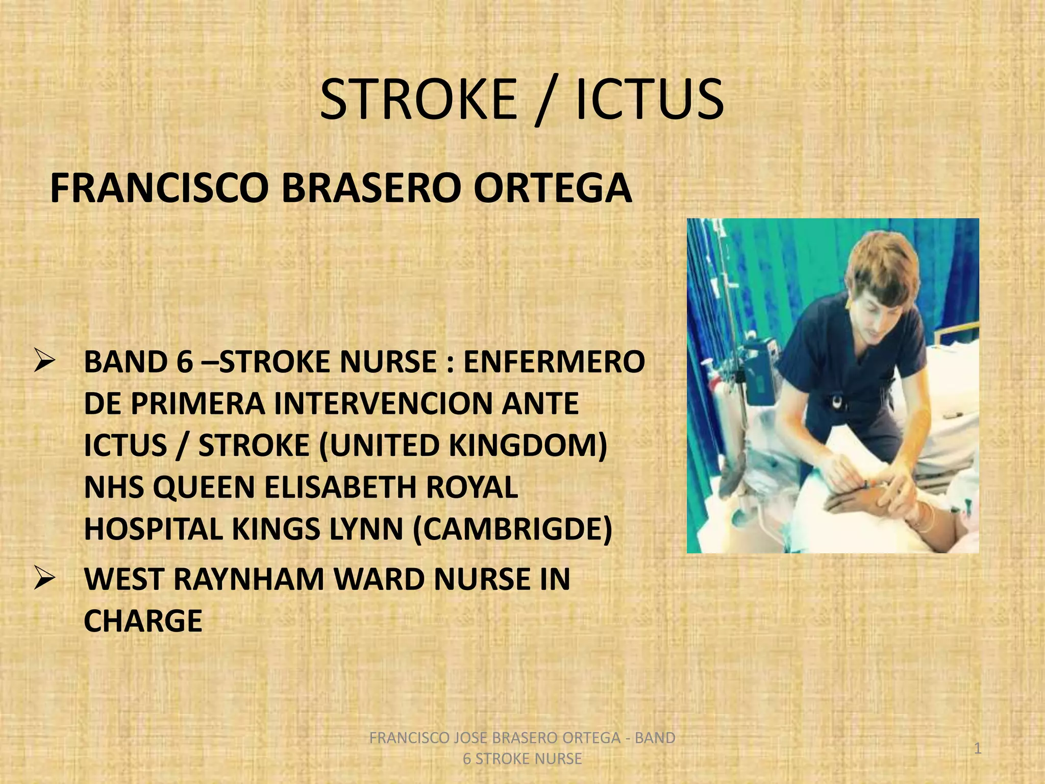 STROKE / ICTUS (PARTE 1) | PPTX | First Aid | Injuries
