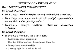 Ict use in teaching learning | PPTX