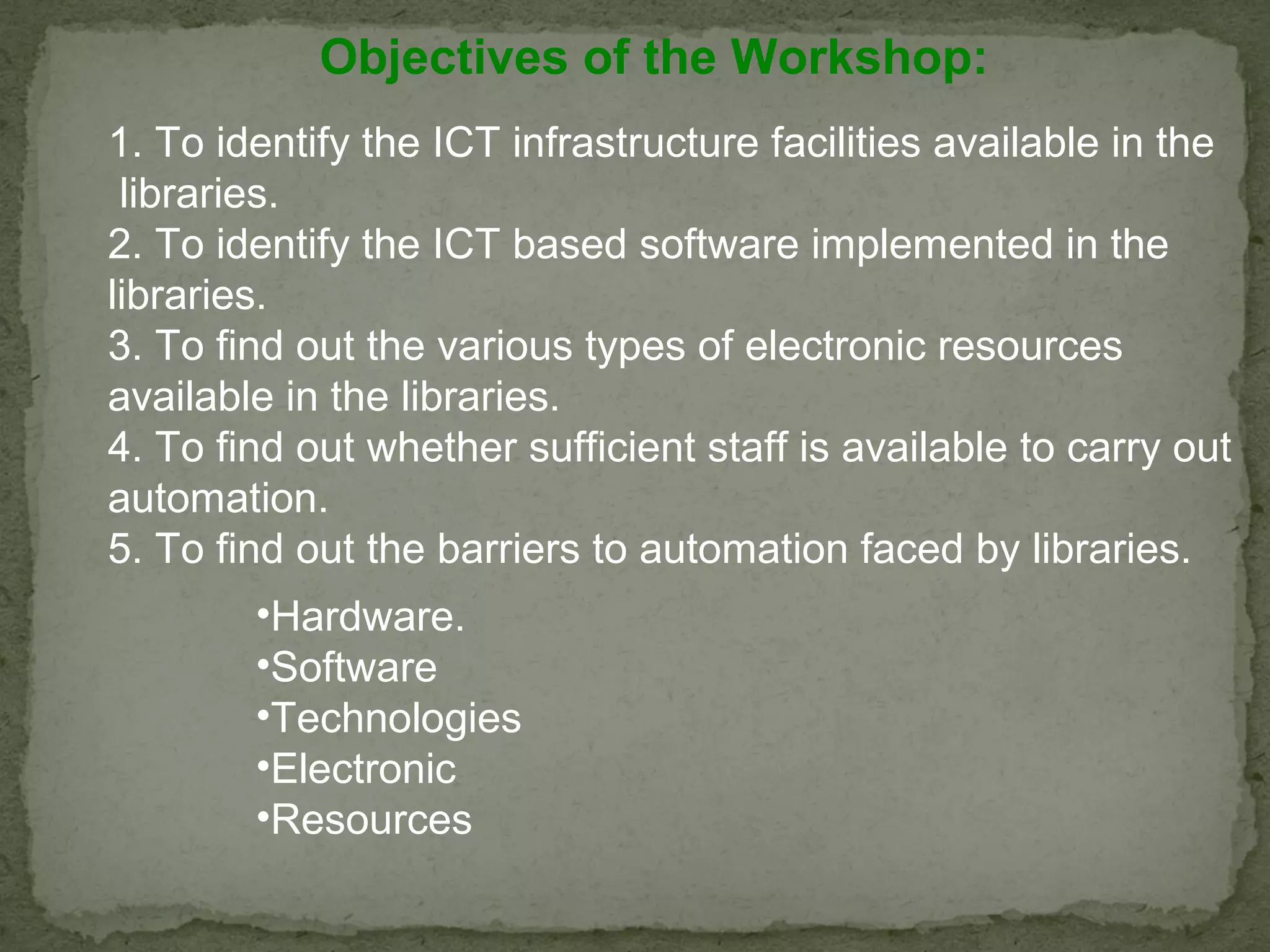 Ict uses in libraries | PPT