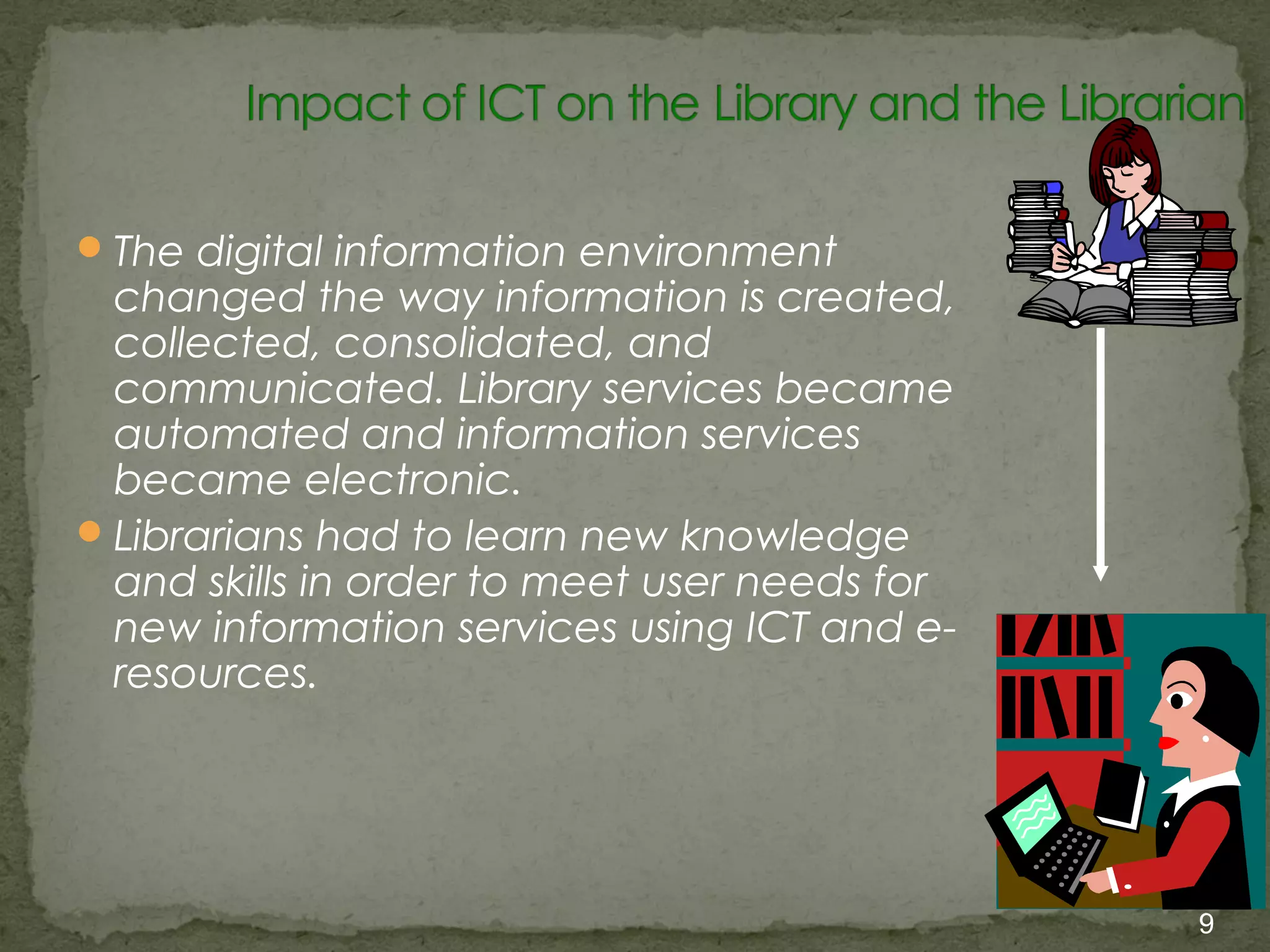 Ict uses in libraries | PPT