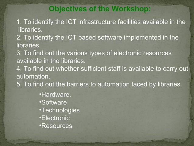 Ict uses in libraries | PPT