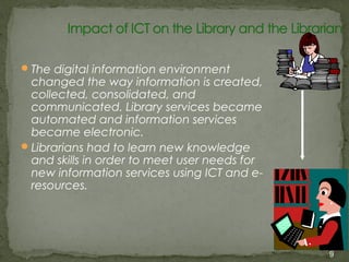 Ict uses in libraries | PPT