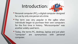 ICT in teacher education, fundamentals of computer | PPTX