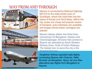 MYSORE AT A GLANCE | PPTX