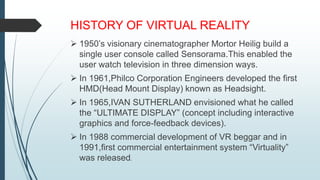 virtual reality ppt | PPTX