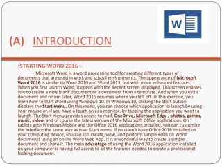 Ict word (2016) presentation | PPTX