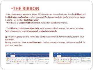 Ict word (2016) presentation | PPTX