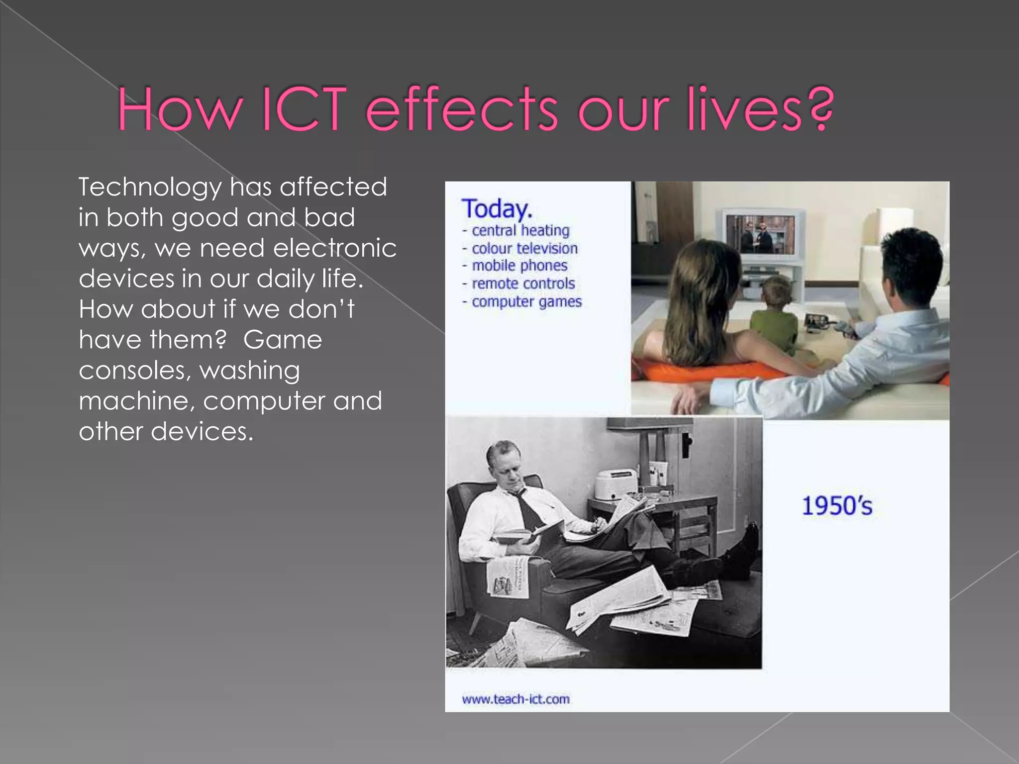 Ict work and lifestyle | PPT