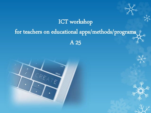 ICT workshop | PPT