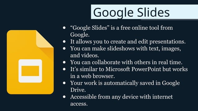 ICT Workshop 2024 on Google slide, slideshare & slidego .pptx