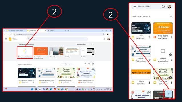 ICT Workshop 2024 on Google slide, slideshare & slidego .pptx
