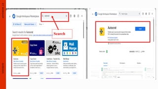 ICT Workshop Part 3 - Autocrat. How to work with Autocrat | PPTX
