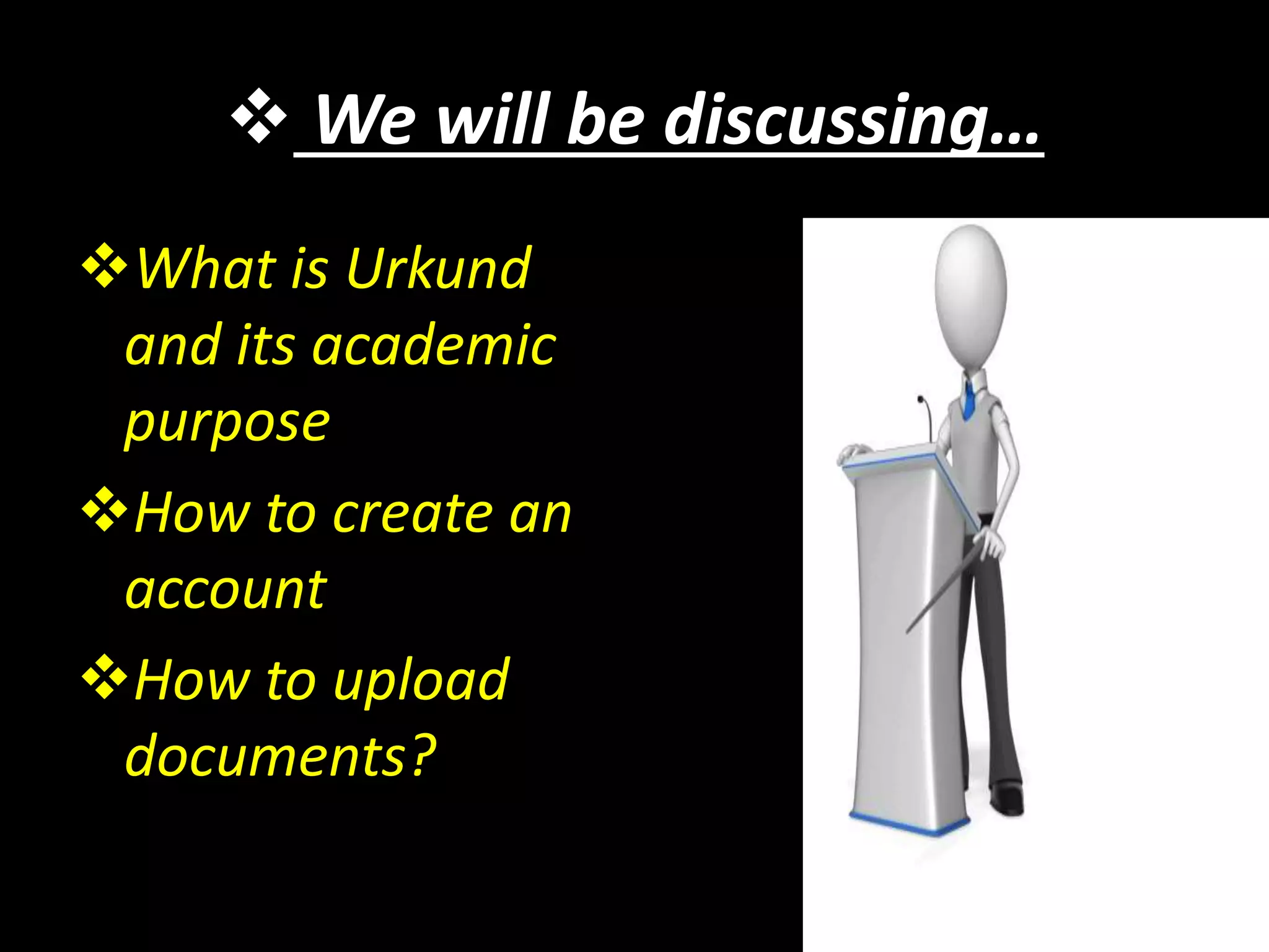 Ict workshop 2018 urkund | PPTX