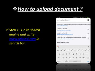 Ict workshop 2018 urkund | PPTX