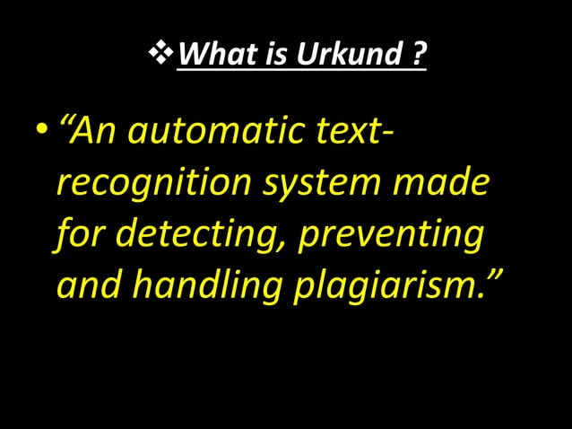 Ict workshop 2018 urkund | PPTX