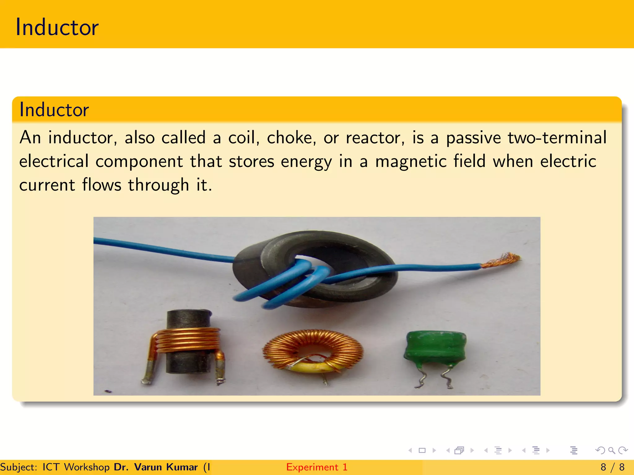 Familiarization of passive electronic component | PDF