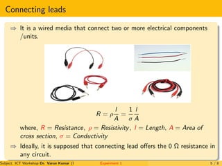 Familiarization of passive electronic component | PDF