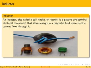 Familiarization of passive electronic component | PDF