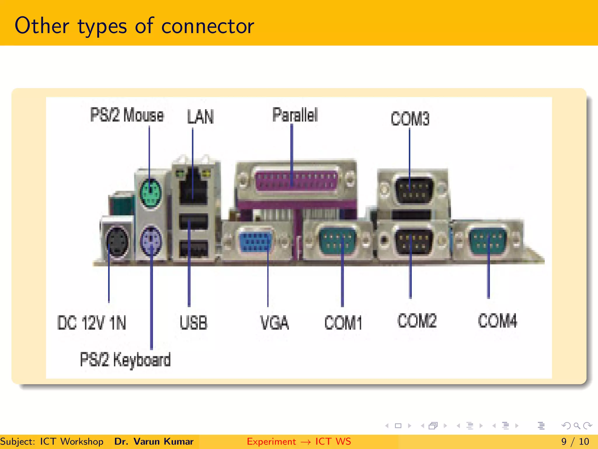 Familiarization of peripheral units in electrical connection setup | PPT