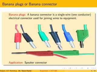 Familiarization of peripheral units in electrical connection setup | PDF