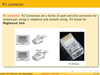 Familiarization of peripheral units in electrical connection setup | PPT