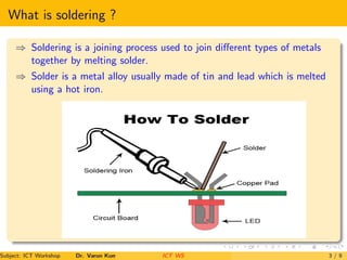 introduction to soldering and de-soldering | PDF